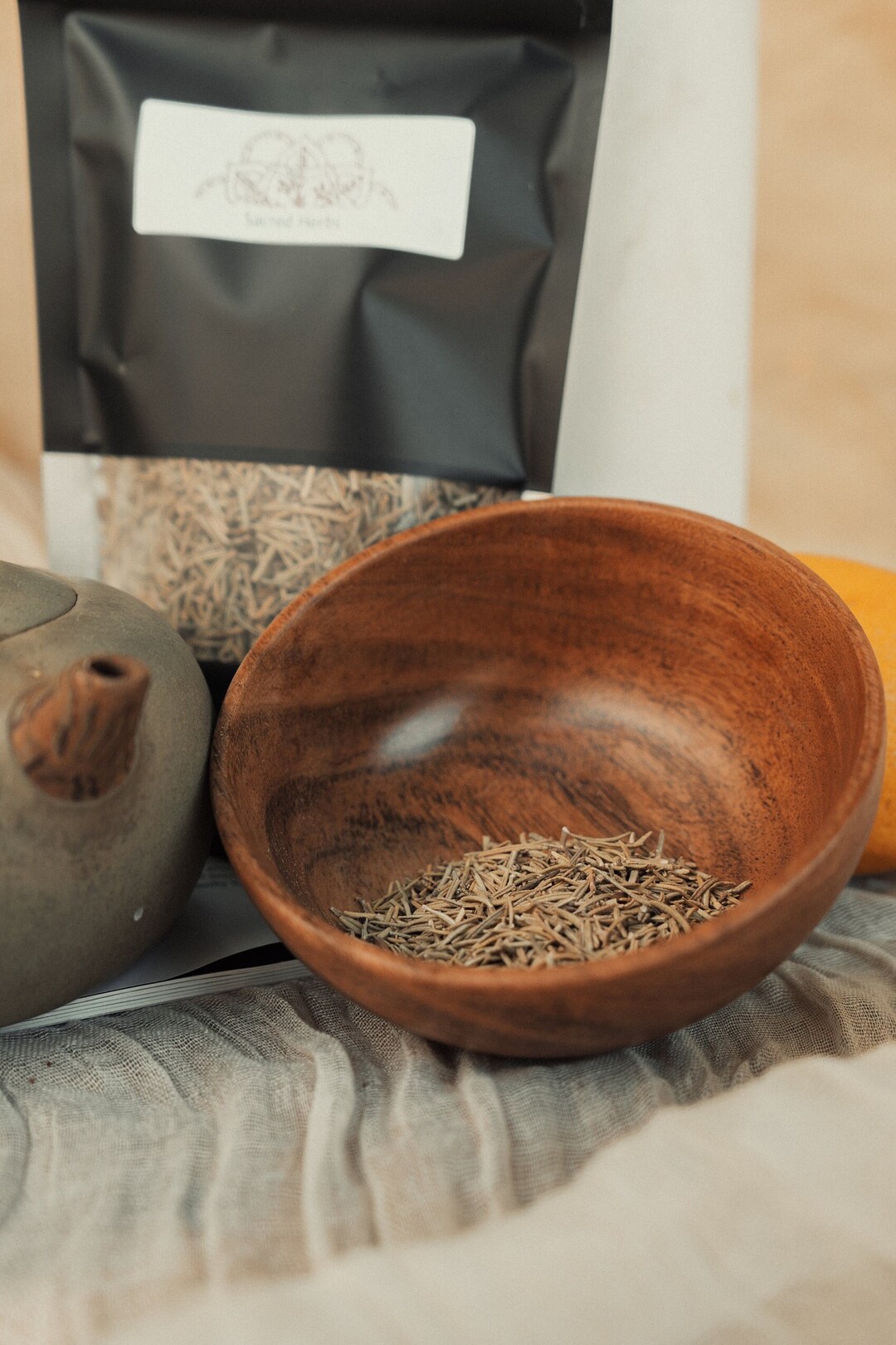 Rosemary Leaf Tea Relax Loose Leaf Herbal Mix for Cognitive Function Tea for Concentration ...