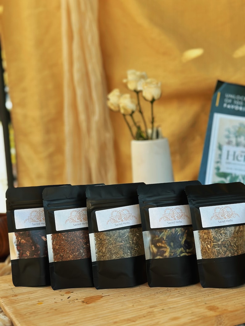 Decaf Herbal Tea Sampler: Handmade Organic Loose Leaf Tea Kit - Etsy