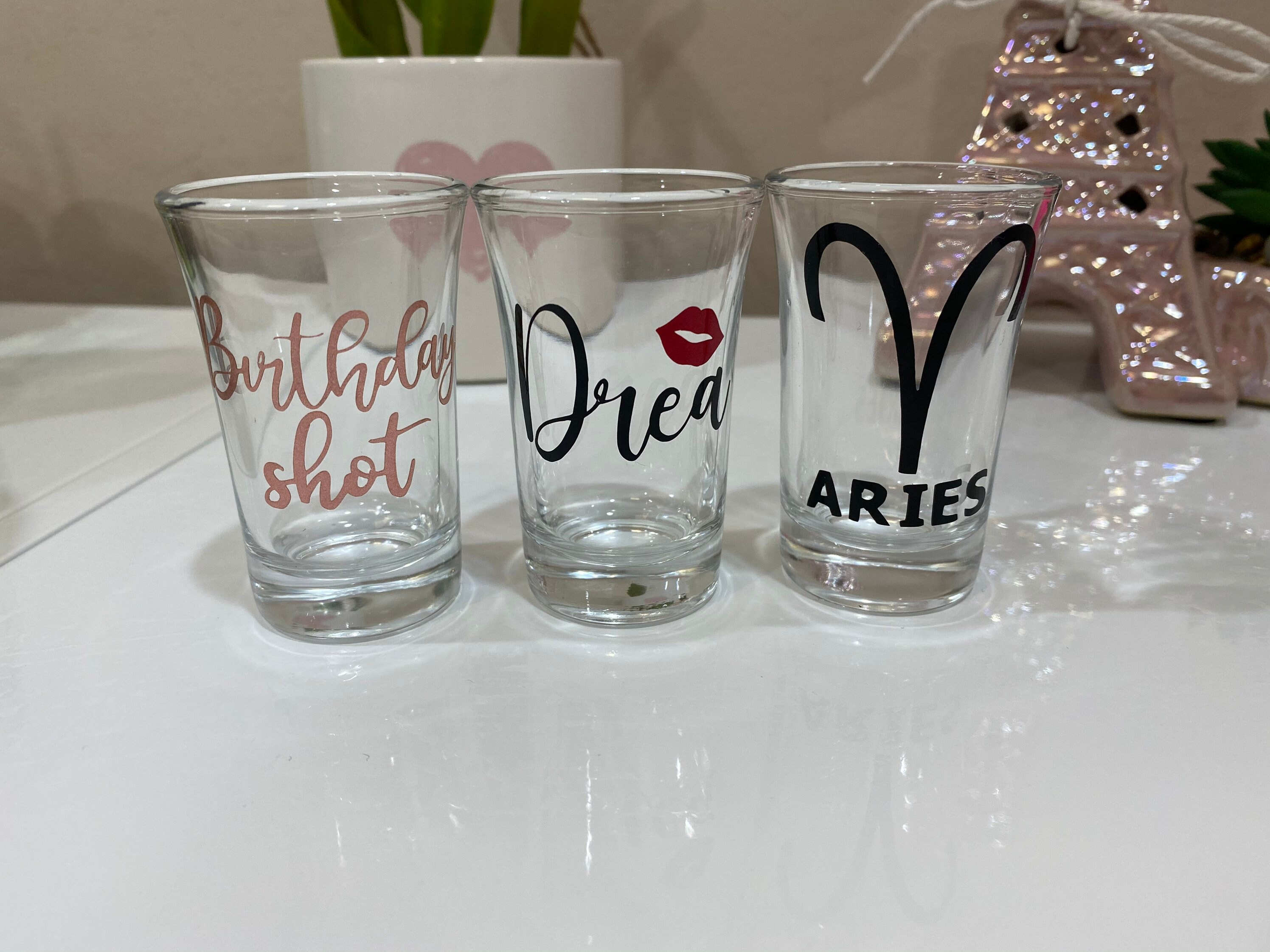 Birthday Shot Glasses Set - Etsy