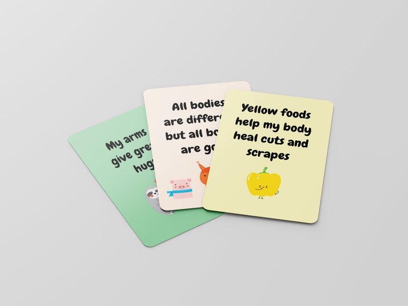 Feel Good Flash Cards for Kids V4081908140 Affirmation - Etsy