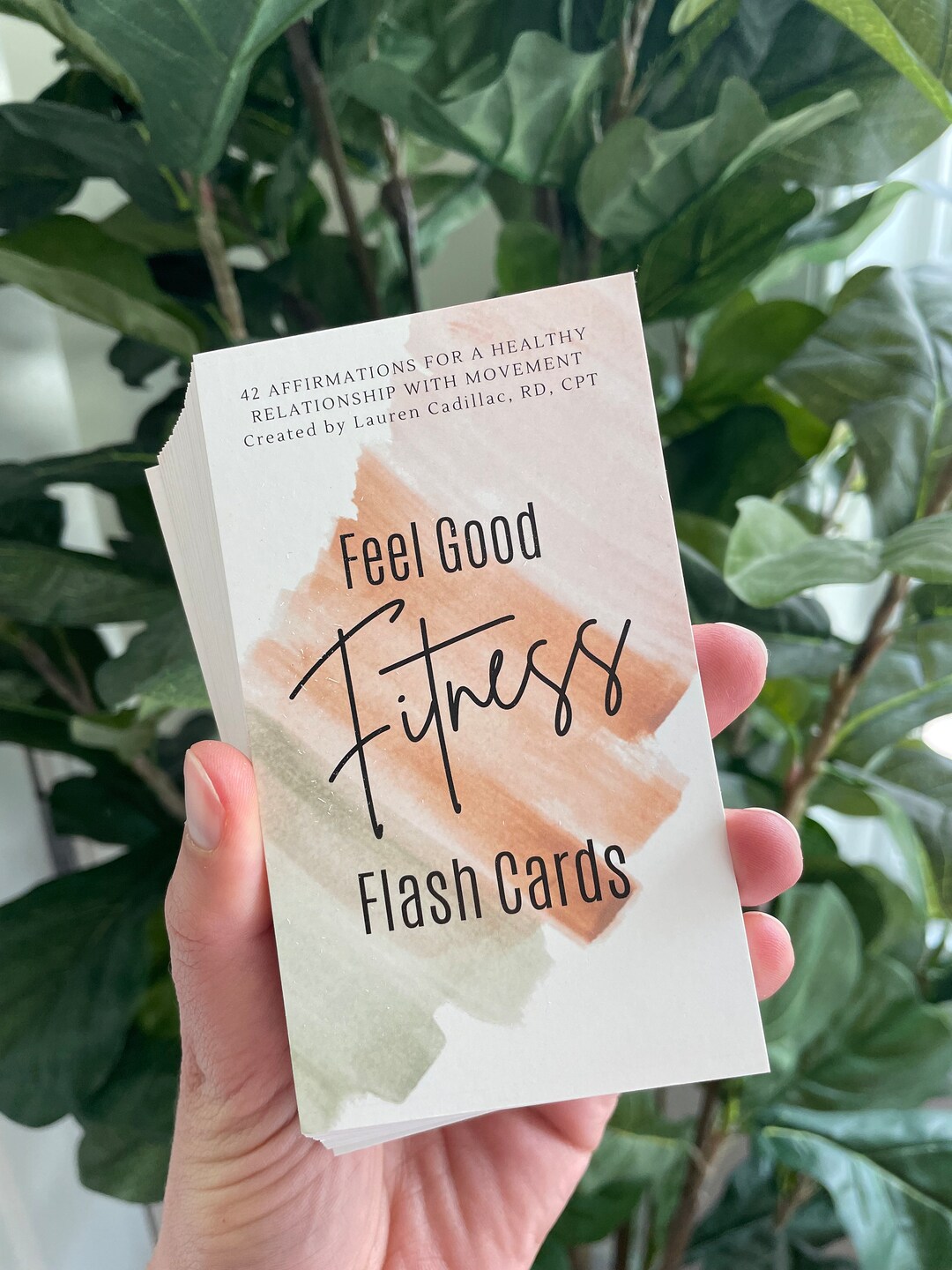 Feel Good Fitness Flash Cards (V4081904380) - Affirmation Cards for ...