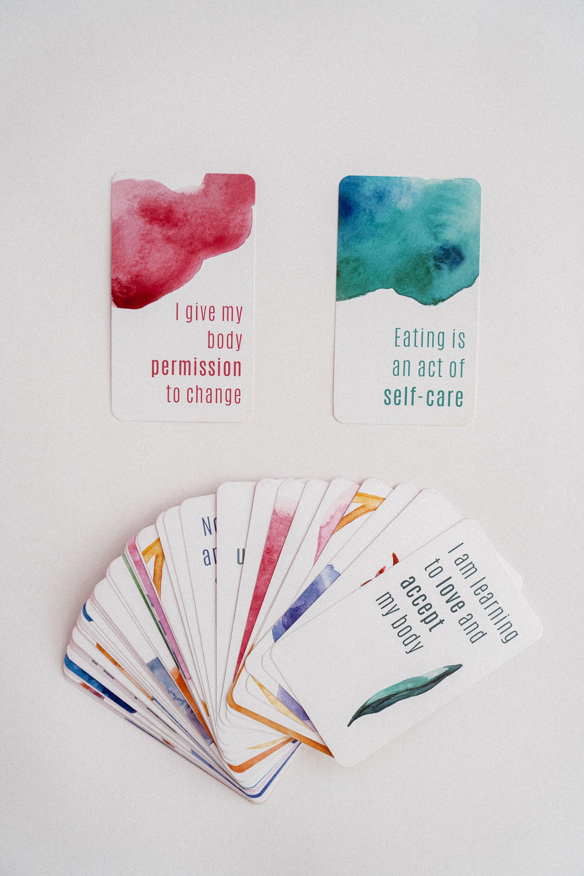 Feel Good Flash Cards (V4081901400) - Affirmation Cards for Food ...