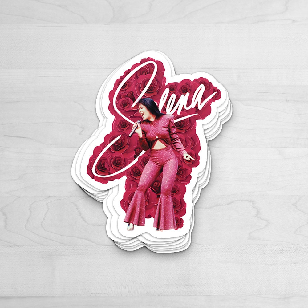 Selena Quintanilla Vinyl Sticker Como La Flor Selena Movie - Etsy