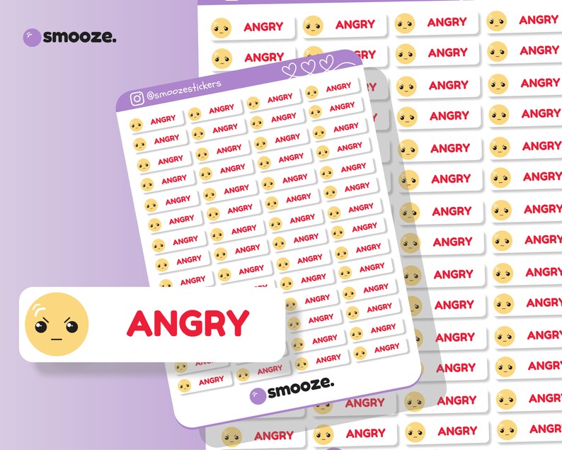 Emotion log stickers for mental health journals mental | Etsy