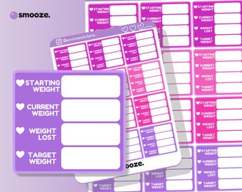 Weigh in Stickers - Etsy