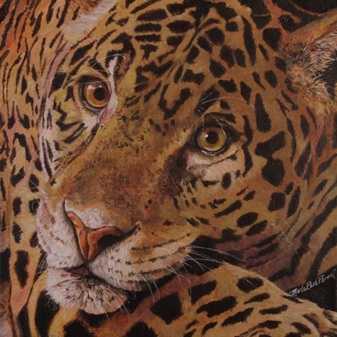 Jaguar Art Print, Printable Wall Art, Digital Download, Wildlife Art ...