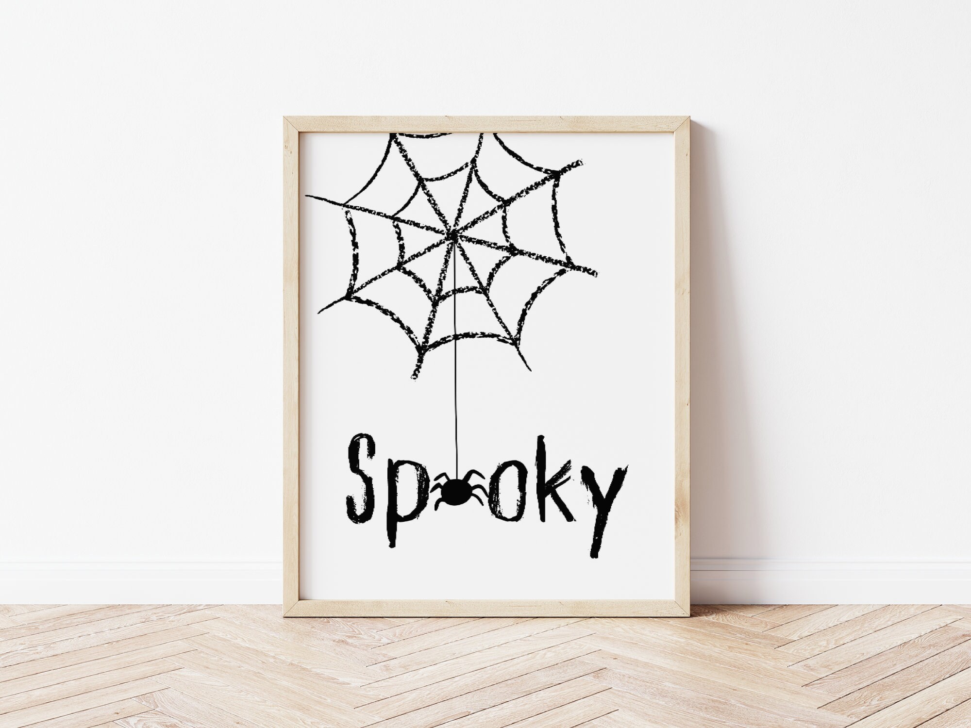 Spooky Halloween Wall Decor Printable Halloween Art Instant Digital ...
