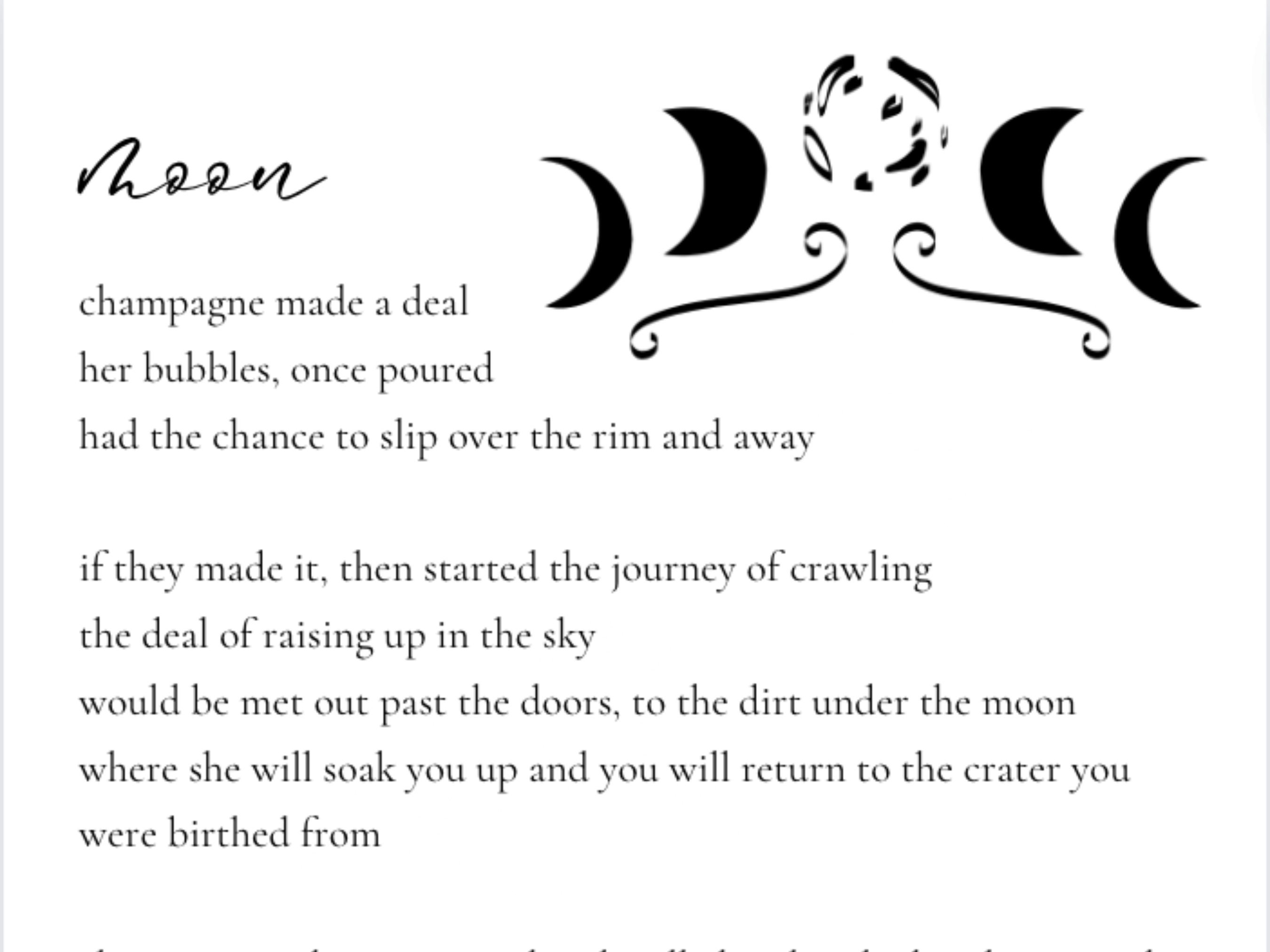 Custom Poem Print | Moon Phases Poster | Summer Night Sky | Chicago ...