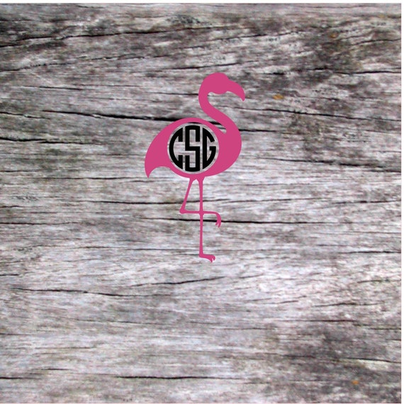 Flamingo Vinyl Decal - Etsy