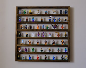 Wood Minifigure Display Shelf - Etsy