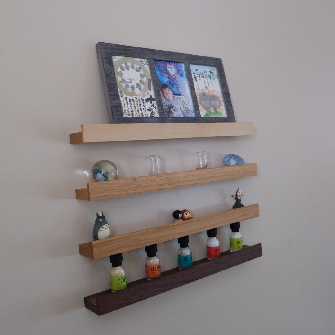 Hardwood 2” Deep Ledge Shelf – Refined, Minimal Design –picture Ledge ...