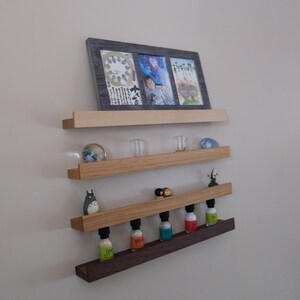 Hardwood 2” Deep Ledge Shelf – Refined, Minimal Design –picture Ledge ...