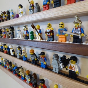 Floating Hardwood Minifigure Display Shelf ONE 1 Various - Etsy