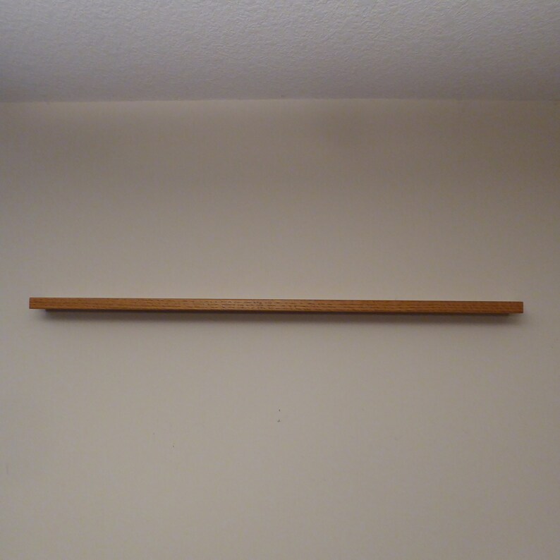 HO Scale Train Display Shelf – Solid Oak Floating Shelf – Choose Any ...