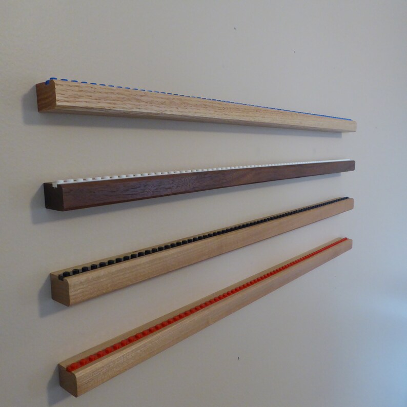 Floating Hardwood Minifigure Display Shelf ONE 1 Various - Etsy