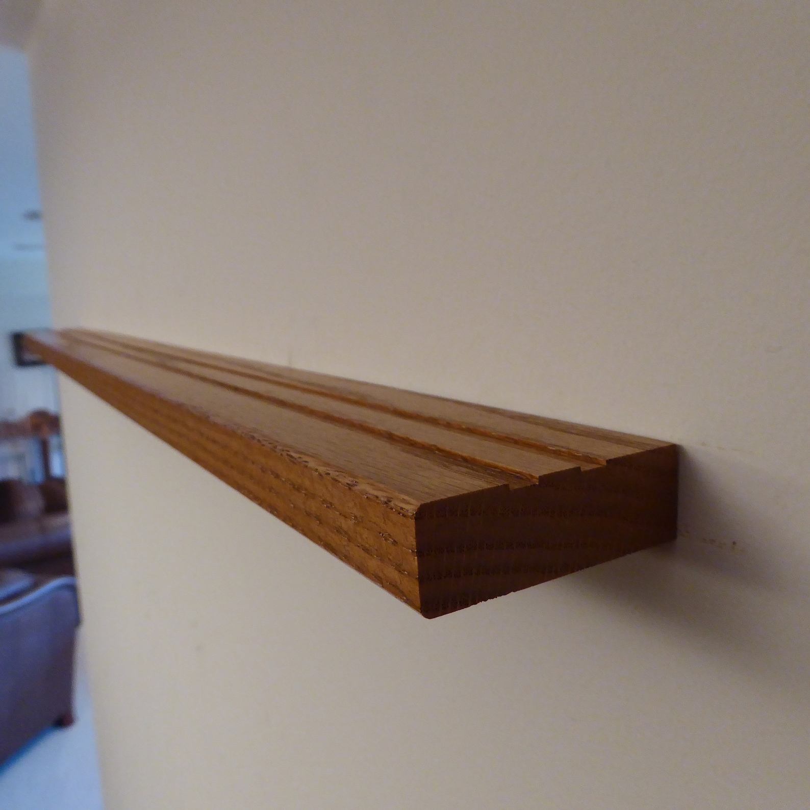 HO Scale Train Display Shelf Solid Oak Floating Shelf - Etsy