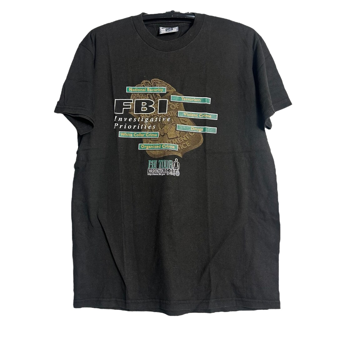 Vintage FBI Investigative Department Promo Shirt - Etsy
