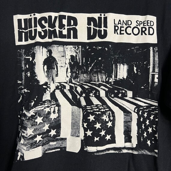 Vintage Husker Du Band Land Speed Record Long Sleeve … - Gem