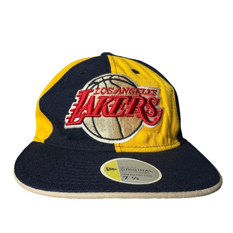 Vintage New Era X Los Angeles Lakers NBA Fitted Hat Cap - Etsy