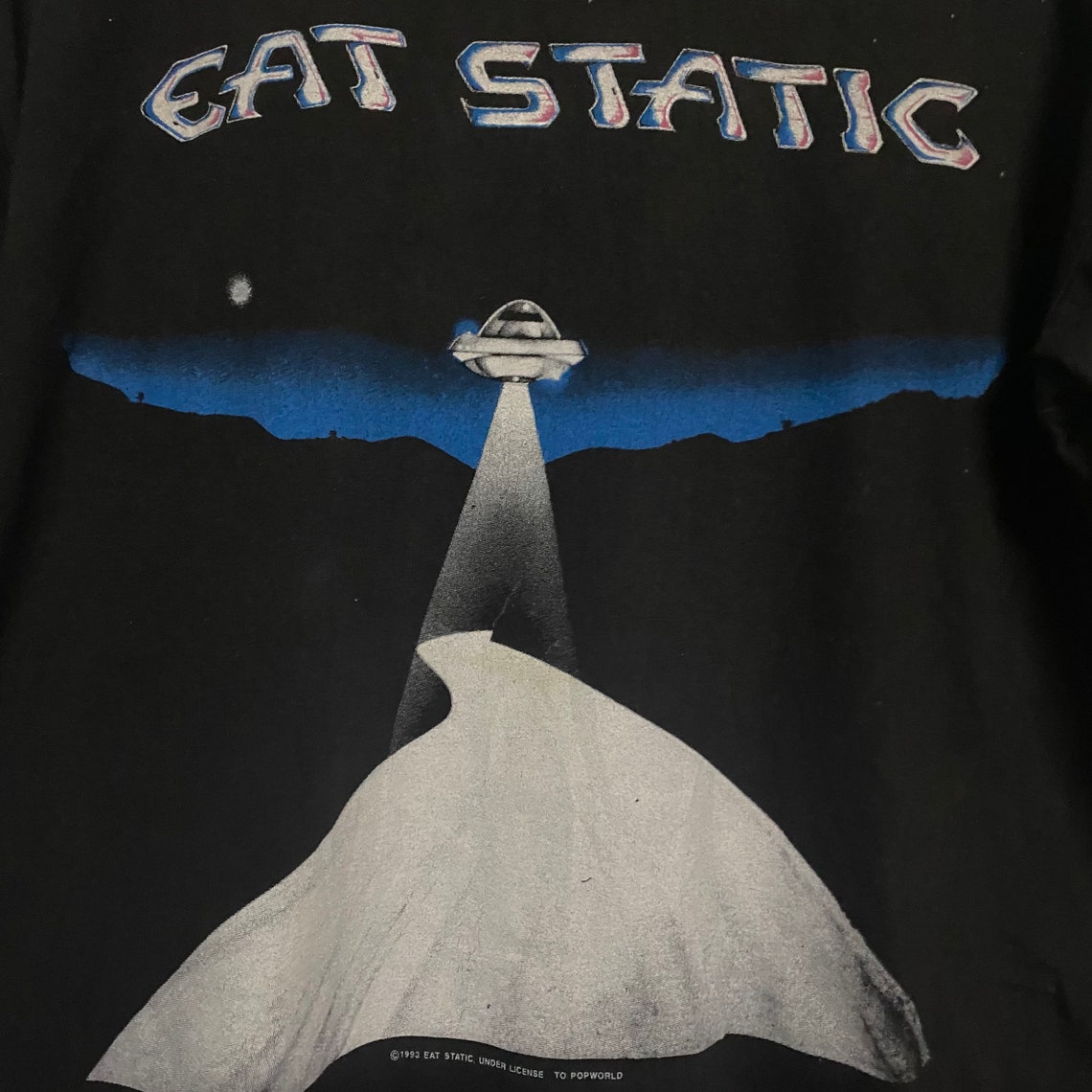 Authentic Vintage 90s Eat Static Electronic Band Shirt Black | Etsy