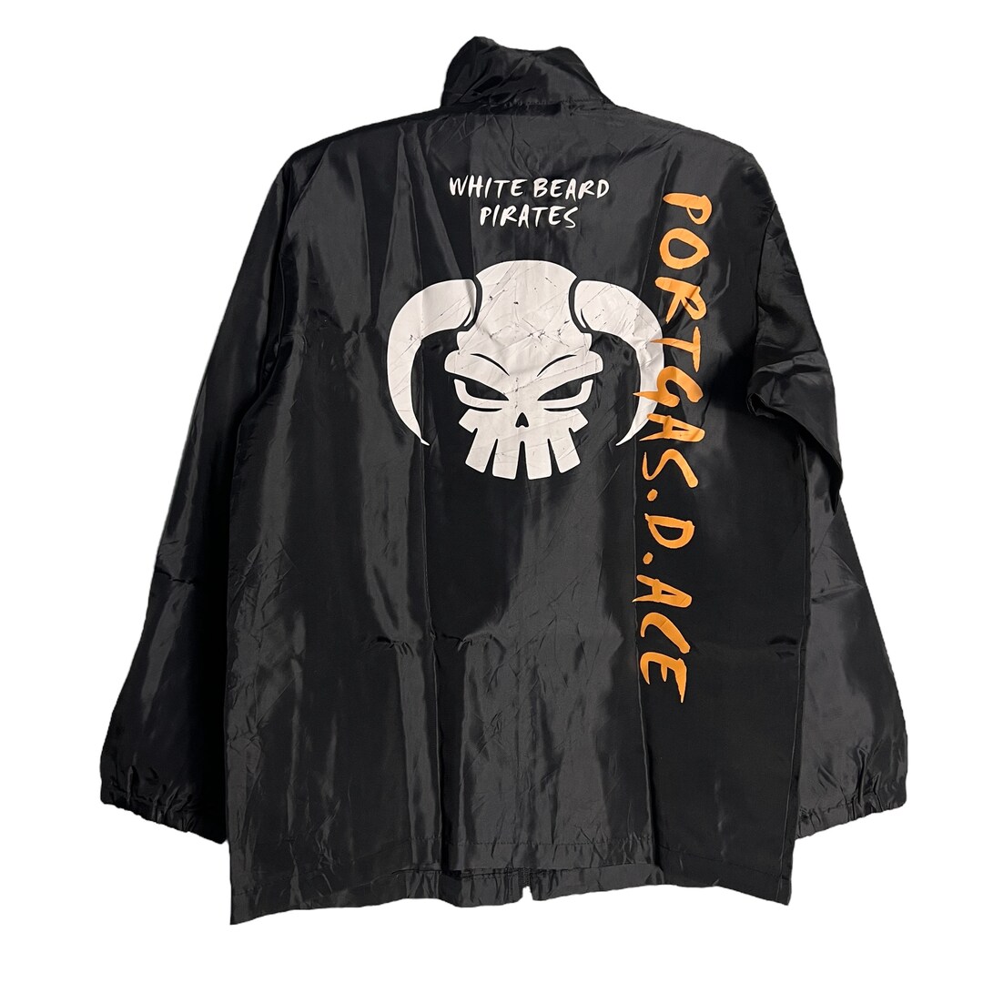 Vintage One Piece Portgas D Aces Japanese Anime Windbreaker - Etsy