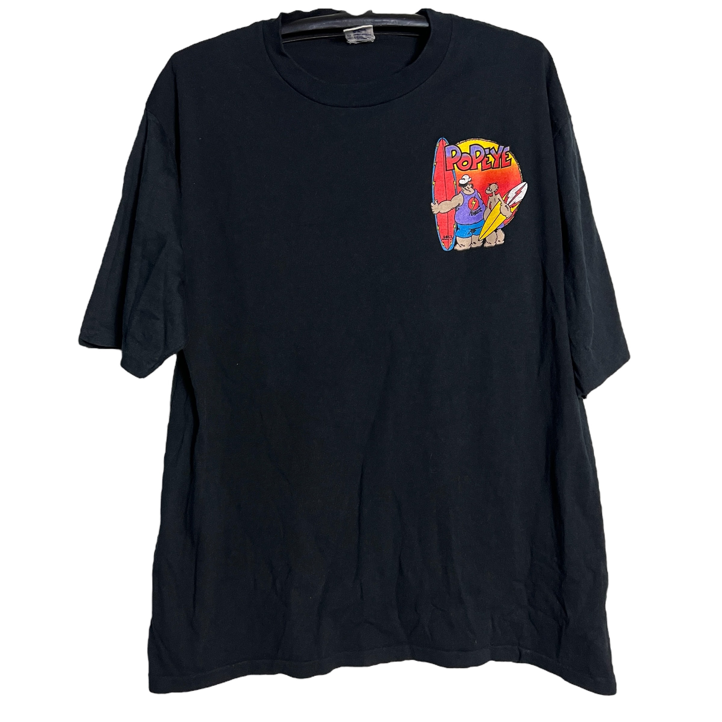 Vintage 90s Lightning Bolt Surf X Popeye Shirt Single Stich Vintage 90s Lightning Bolt Surf X Popeye Shirt Single Stich
