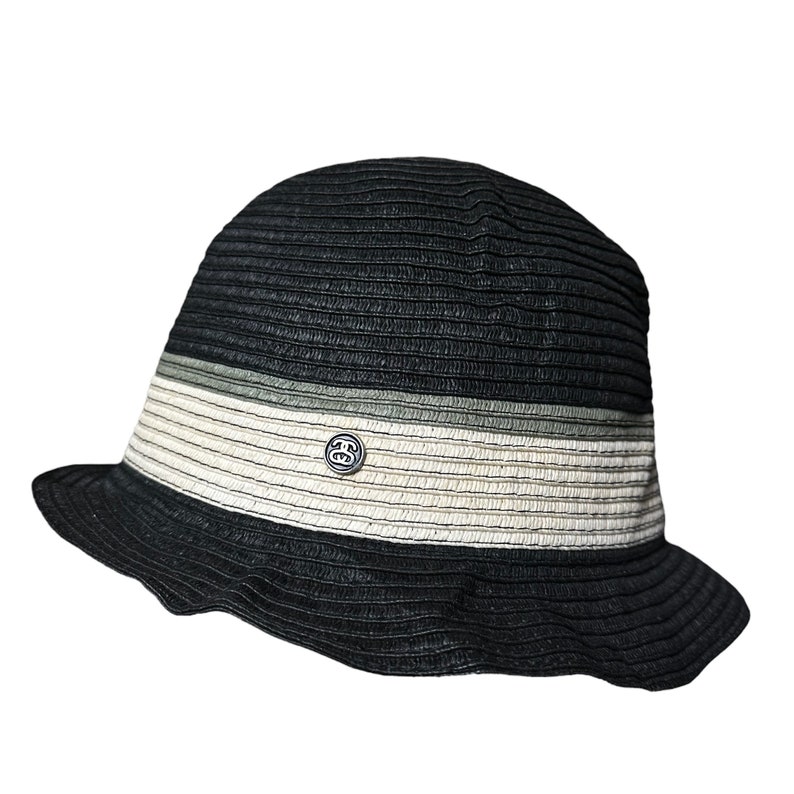 Vintage Stussy Paper Straw Hat Cap - Etsy