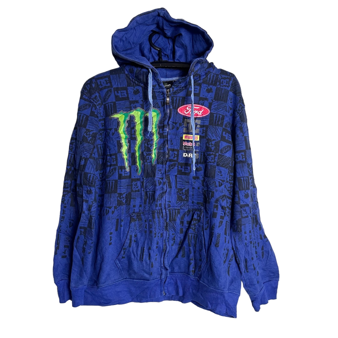 Monster Energy Drink Racing Team OVP Hoodie Jacket - Etsy