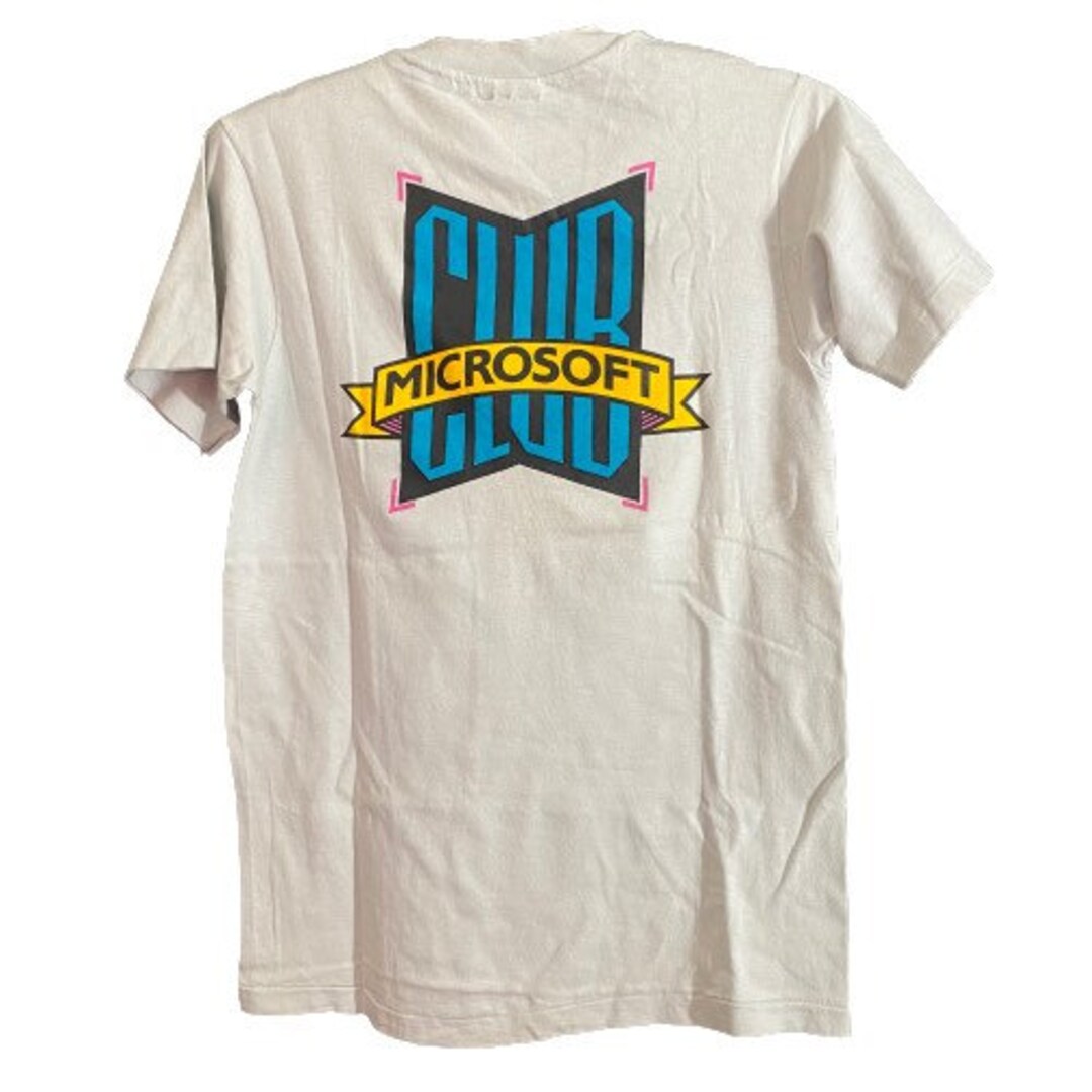 Authentic Vintage Microsoft Club Promo Shirt Gray Color Made - Etsy