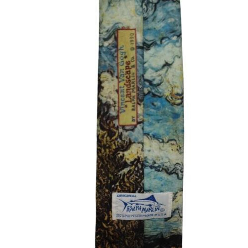 Authentic Vintage 1990 Vincent Van Gogh Landscape by Ralph - Etsy