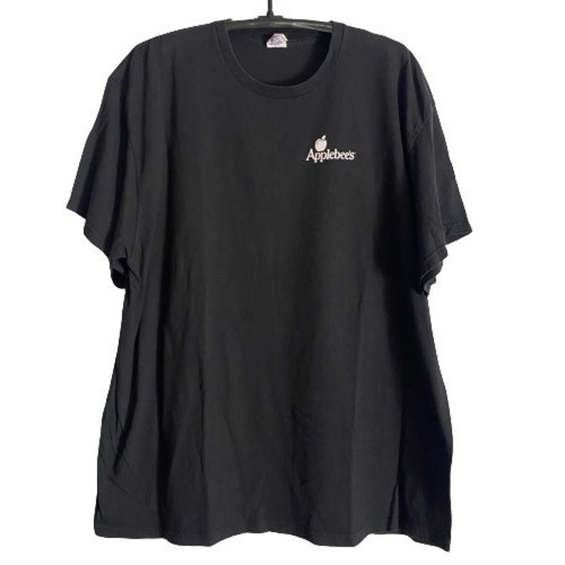 Authentic Vintage Applebees Promo Shirt Black Color XX Large - Etsy