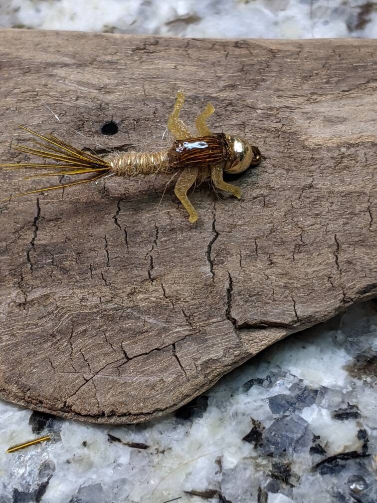 3ea Tan Mayfly Nymphs - Etsy