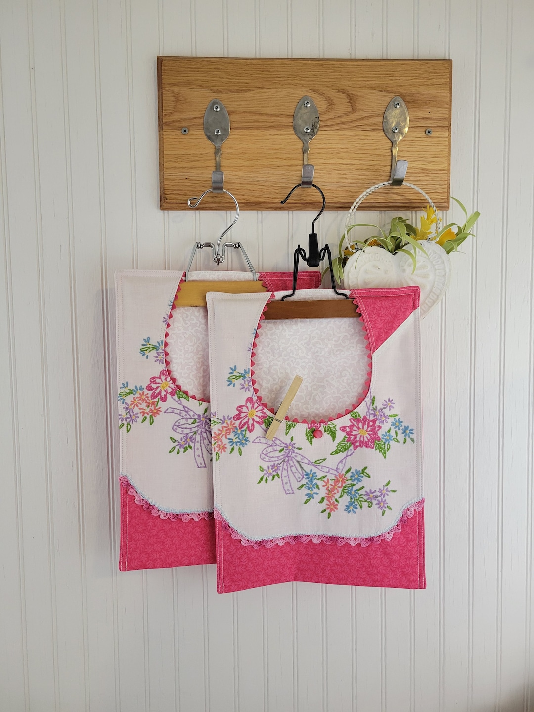 Clothes Pin Bag Peg Bag Cotton Clothes Pin Bag Vintage Clothes Pin Bag ...