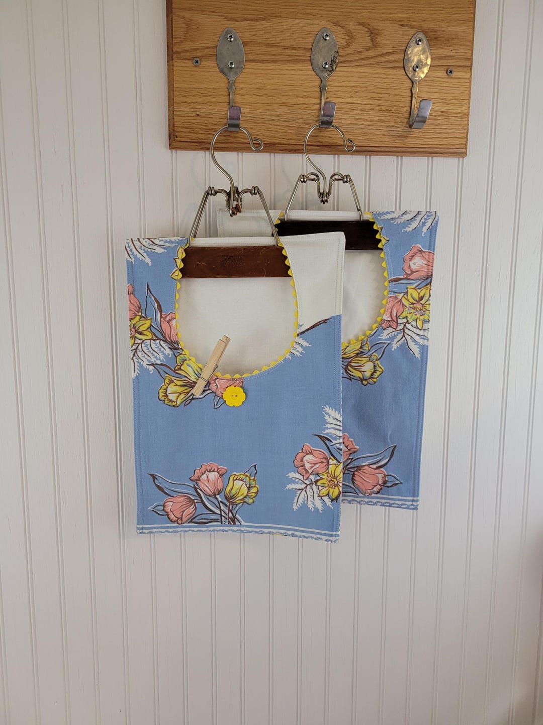 Clothes Pin Bag Peg Bag Cotton Clothes Pin Bag Vintage Clothes Pin Bag ...