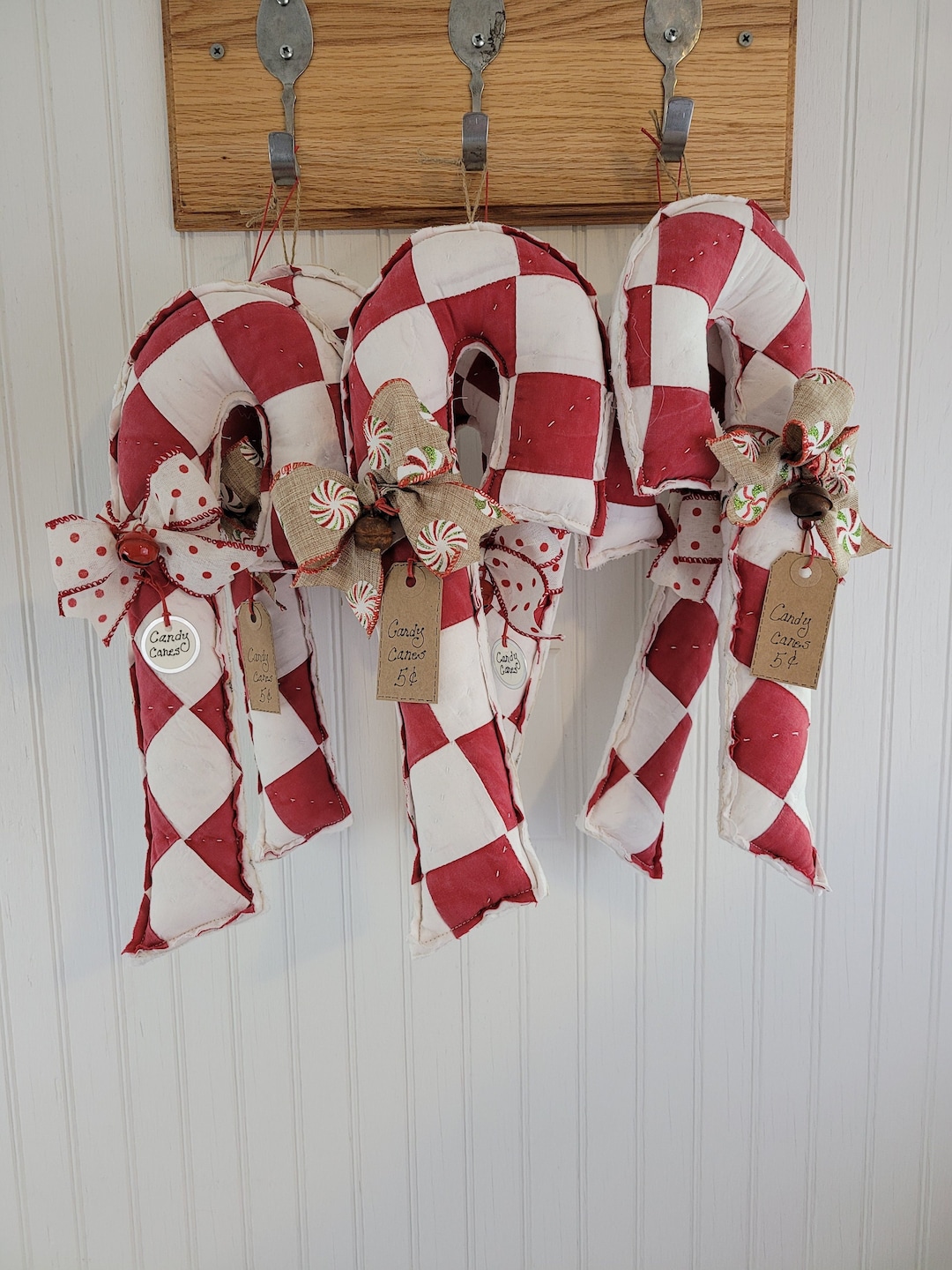 16 Inch Candy Cane Quilt Candy Canes Vintage Quilt Candy Canes Large Candy Canes - Etsy