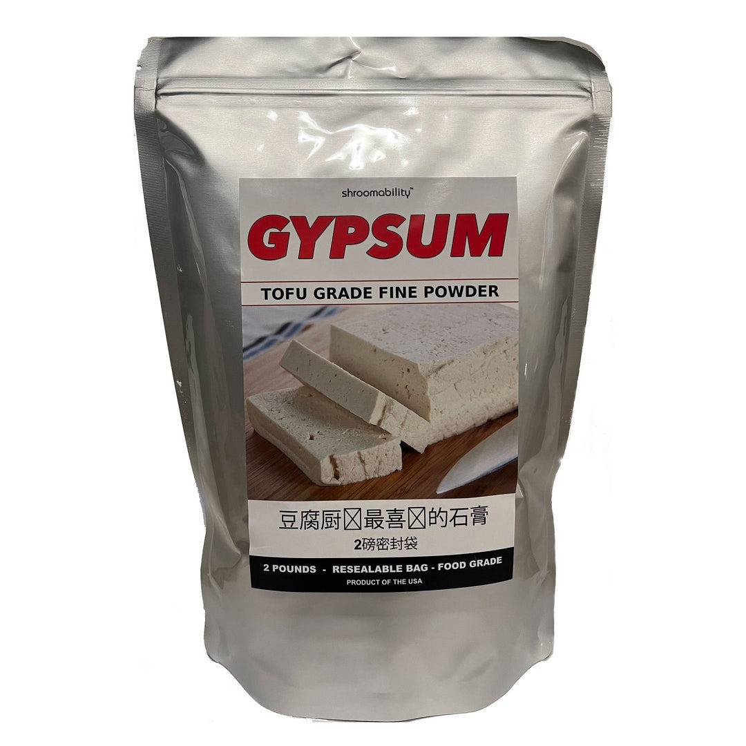 Food Grade Gypsum Powder: Tofu Coagulant - USA Product (2 Lb) - Etsy