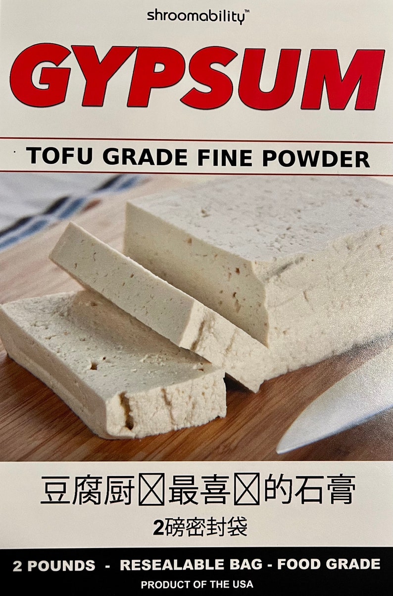 Food Grade Gypsum Powder: Tofu Coagulant - USA Product (2 Lb) - Etsy