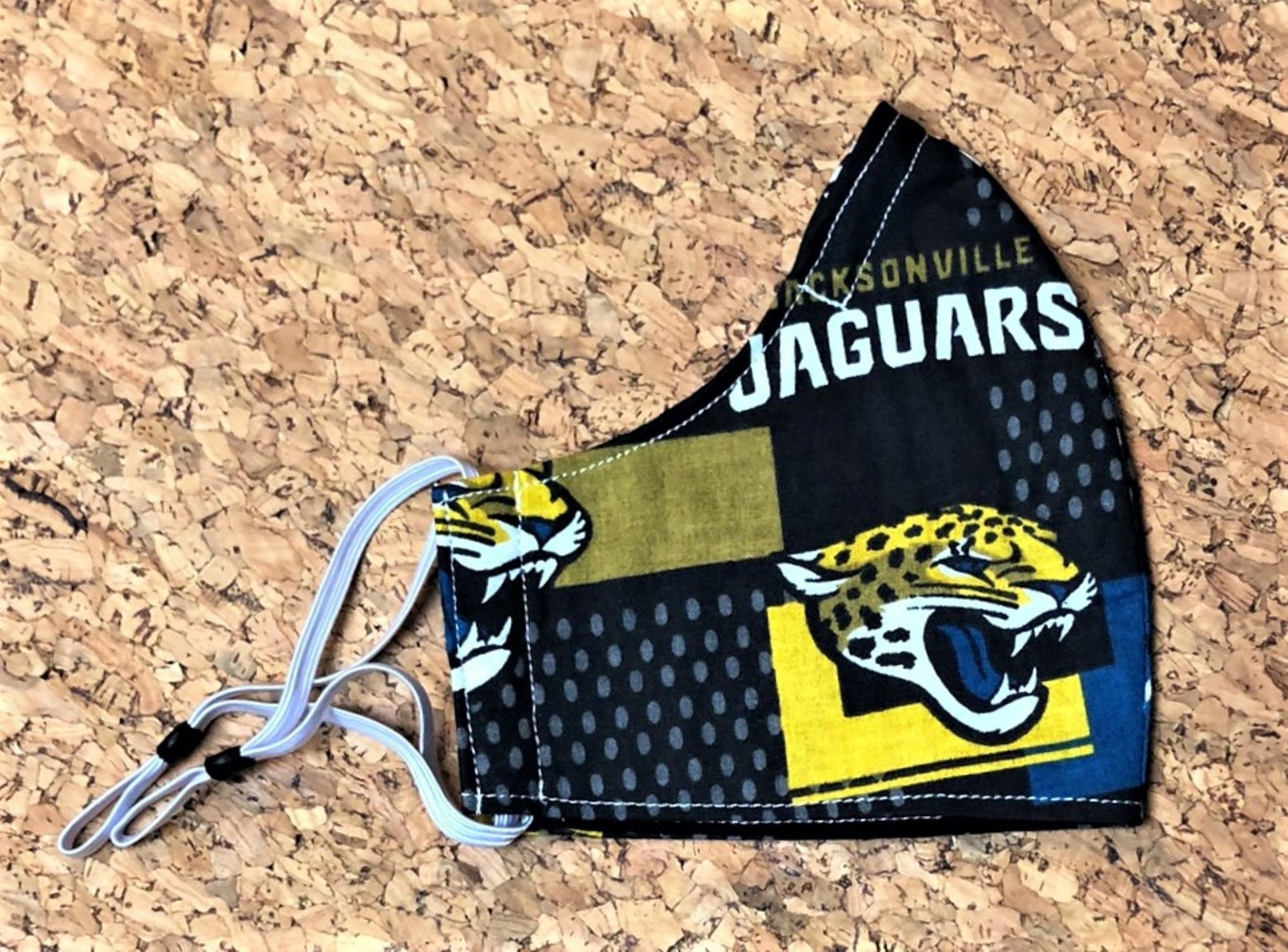 Jacksonville Jaguars Face Mask Jaguars NFL Face Mask with | Etsy