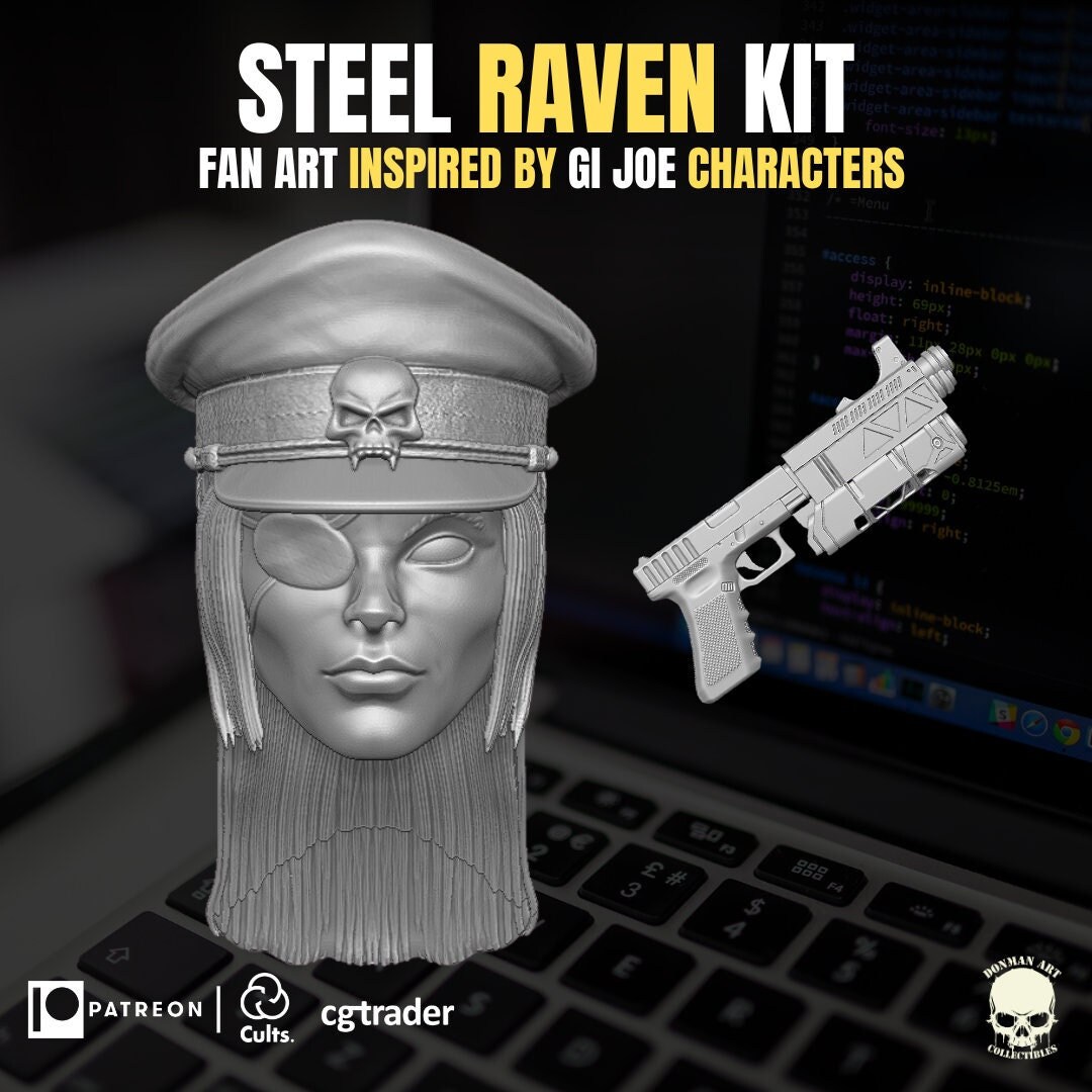 Steel Raven Set 1:12 Toy Accessory Free Shipping. GI Joe Classified ...