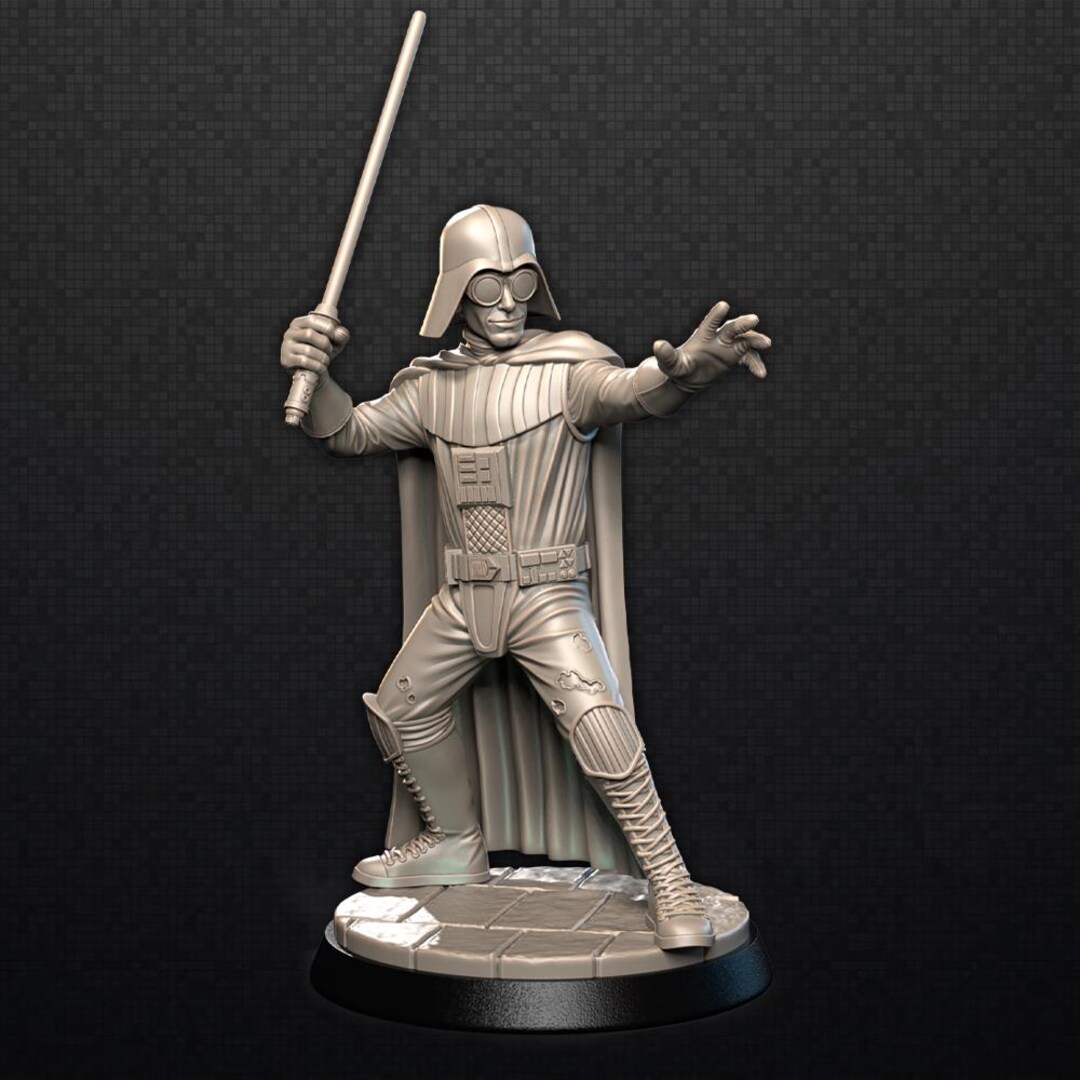 Dork Vader ZOMBIE-CON : the Walking Nerds 32mm Gaming Miniature - Etsy