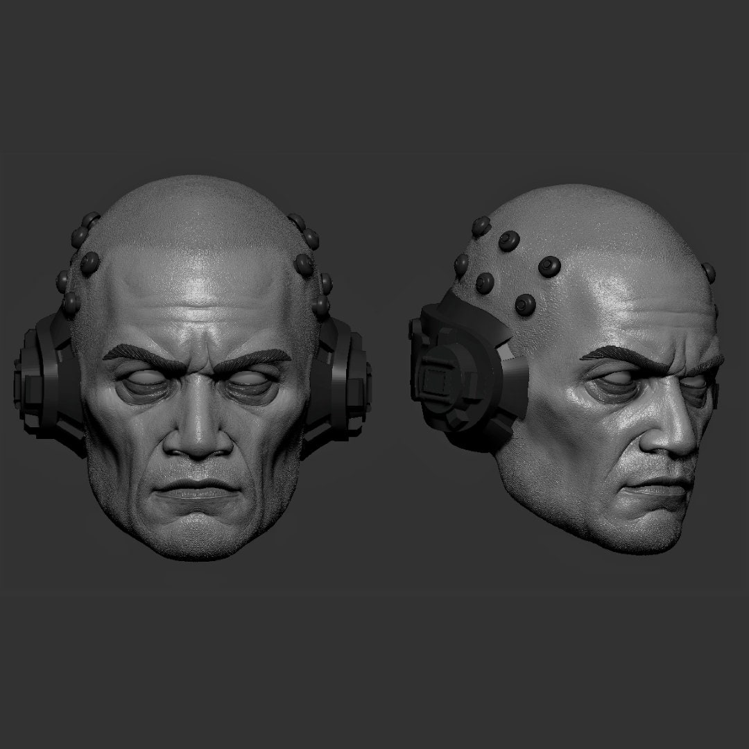 Echo, Star Wars Bad Batch Inspired Head Sculpt 1:12 6inch Star Wars ...