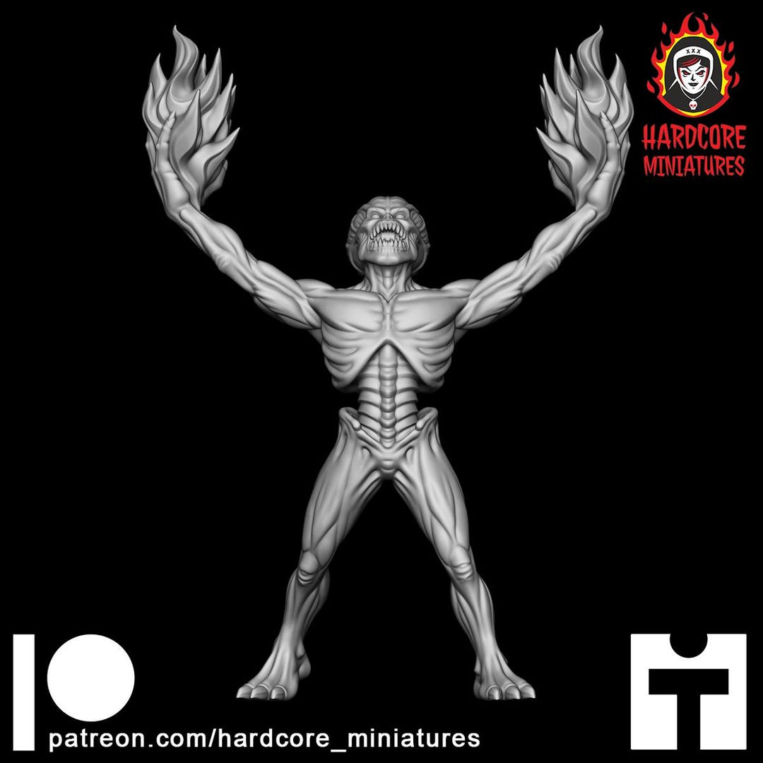Archdemon Glorious Modular 32mm Dnd Miniature Martian Trooper Doom ...