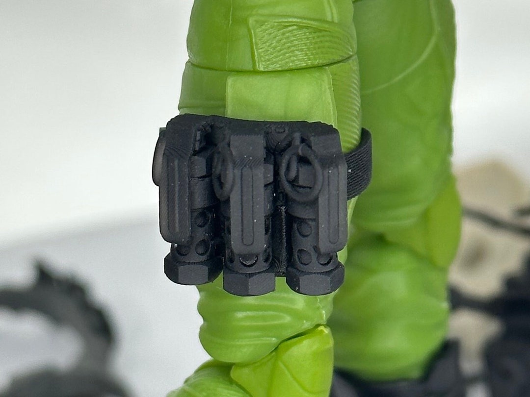 Grenade Leg Holder GI Joe Classified 1/12 Scale Unpainted Modern Ninja ...