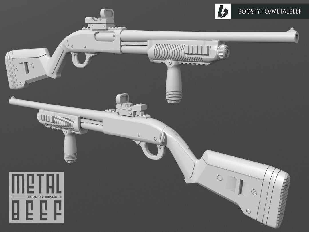 3d Printed Remington 870 Shotgun 1:12 6" GI Joe Classified/marvel ...
