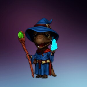 Heroquest Dilophosaurus Dino Wizard - Miniatures Unpainted 28/32mm ...