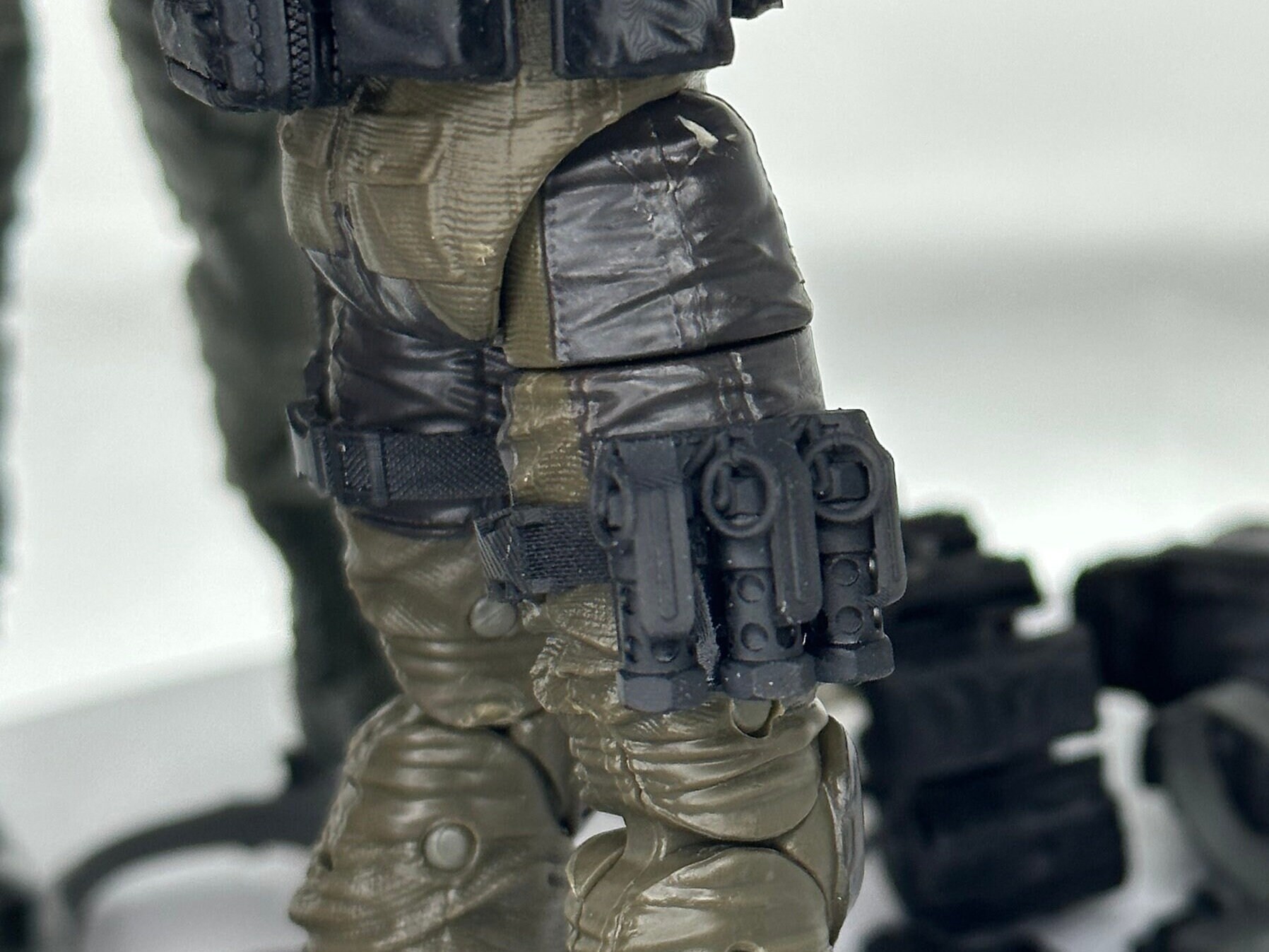 Grenade Leg Holder GI Joe Classified 1/12 Scale Head Unpainted - Etsy