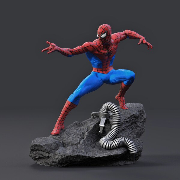 Spiderverse 3d Model - Etsy