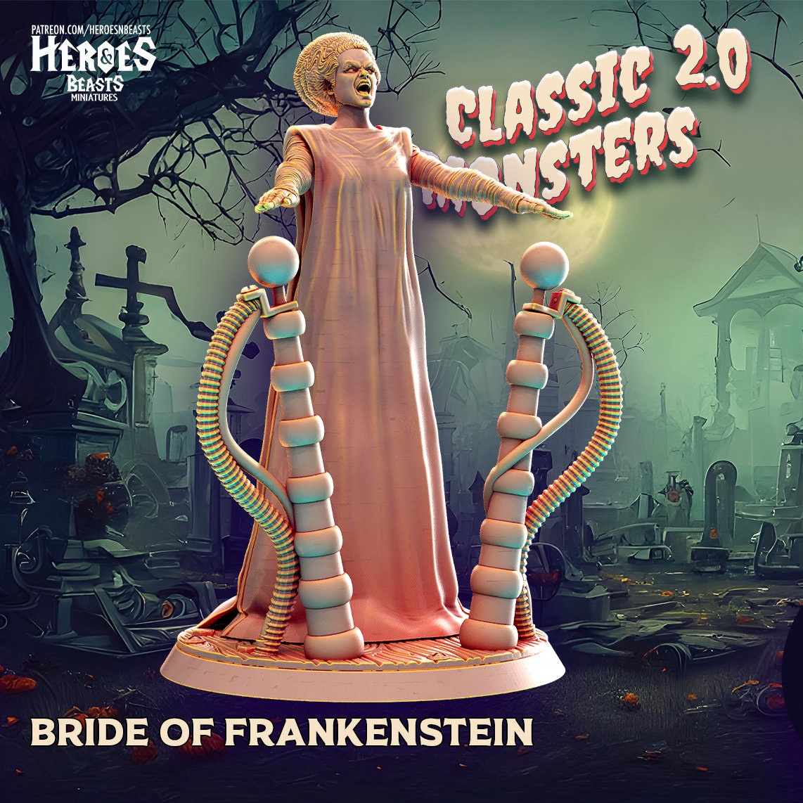 Bride of Frankenstein | Miniature | Heroes & Beasts | Classic Movie ...