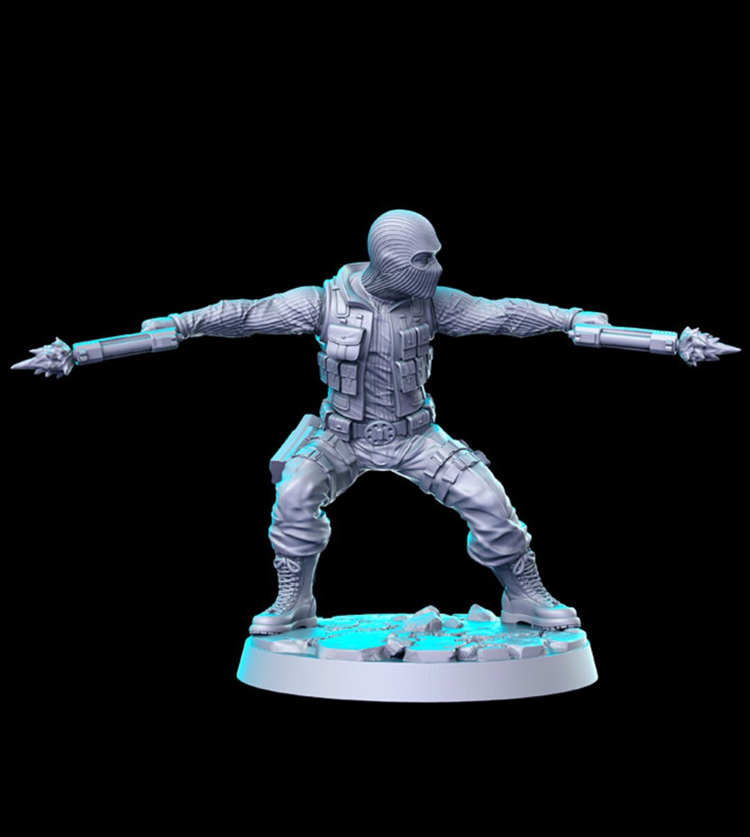 Gi Joe Beachhead - 3mm Scale Dnd Miniature | Dungeons and Dragons | RN ...