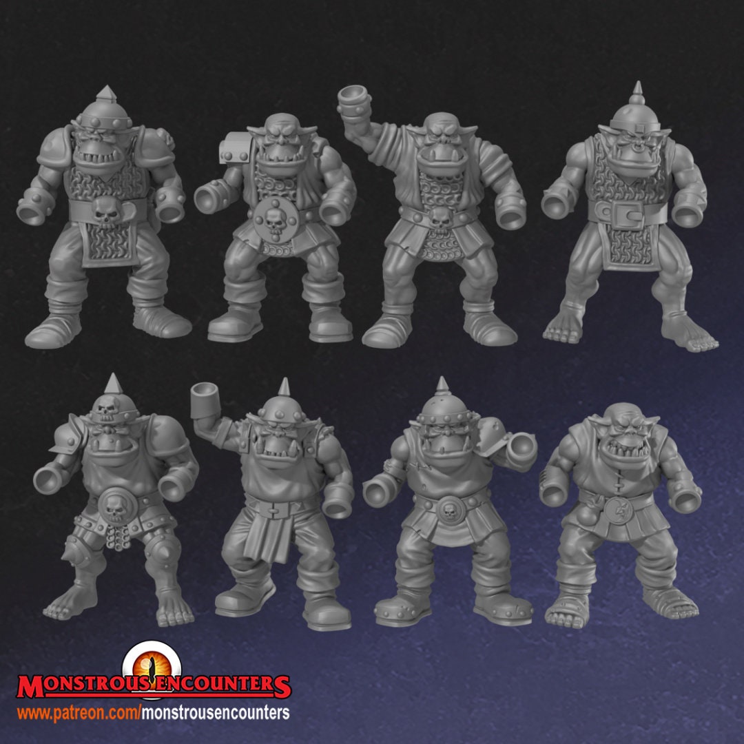 Orc Warriors Unit 28mm Modular Orc Ork Oldhammer Middlehammer - Etsy
